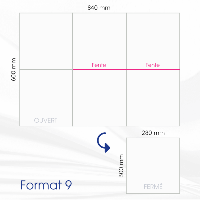 Plateau format 9